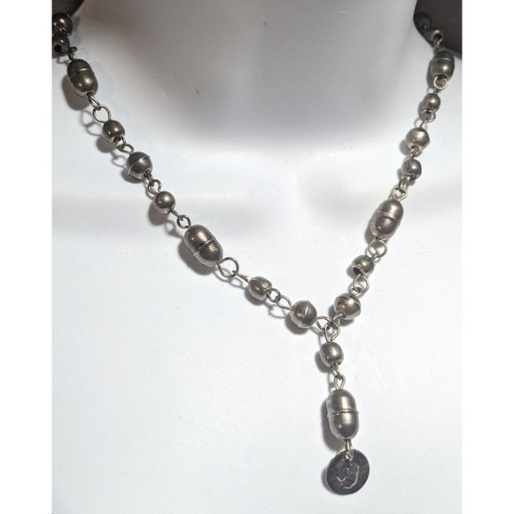 Jewelry | Vintage Midcentury Metal Capsule Lariat Neckalce | Poshmark